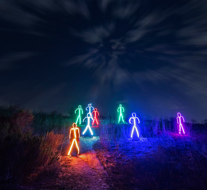 Adult Led Stickman Costume By Glowy Zoey