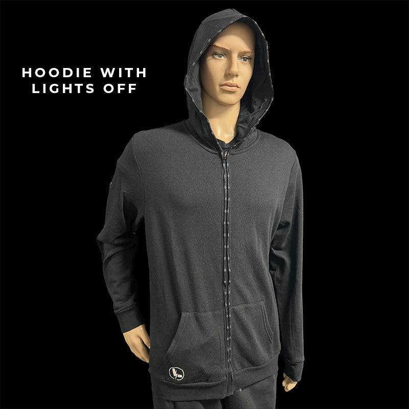 Luminoid LED Hoodie - Bluetooth App Controlled - Rechargeable – Glowy Zoey
