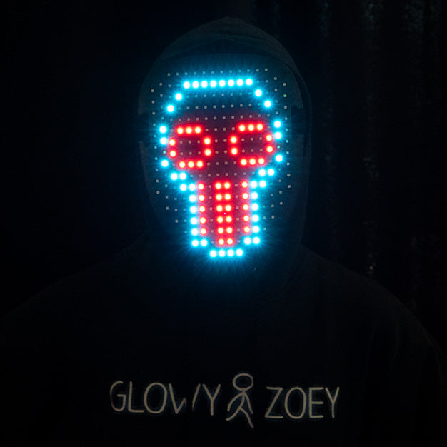 LED Face Changing Mask – Glowy Zoey