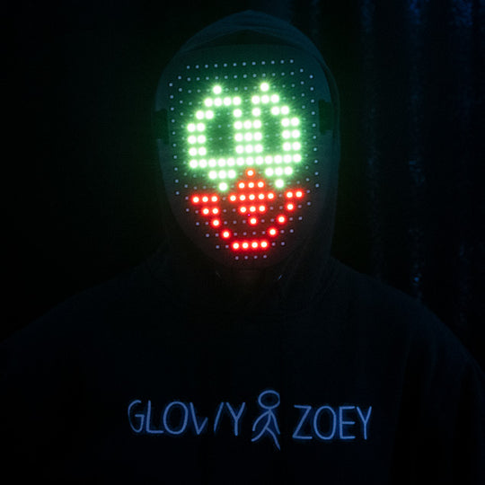 LED Face Changing Mask – Glowy Zoey