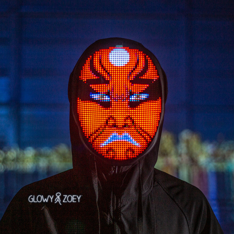 Face Transforming LED Mask - App Controlled – Glowy Zoey